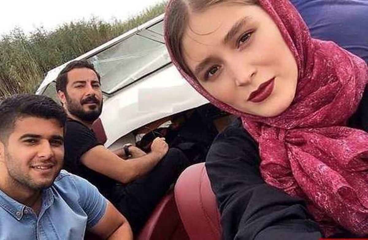 عکس لورفته از نوید محمد زاده و همسرش در سریال قورباغه عکس